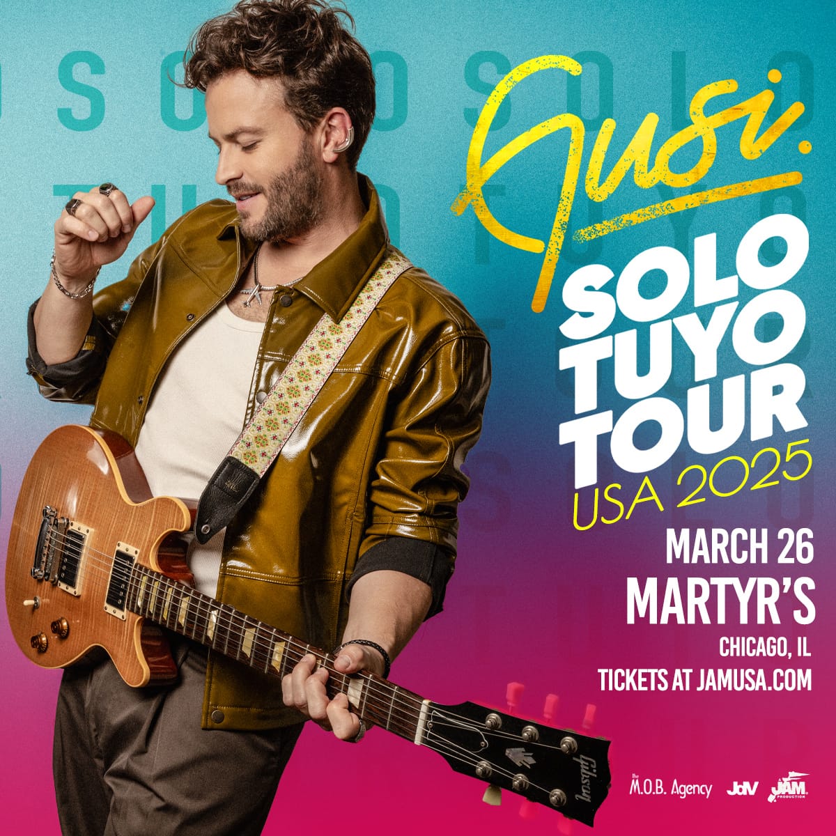 Gusi anunció Solo Tuyo Tour 2025, primera gira en Estados Unidos